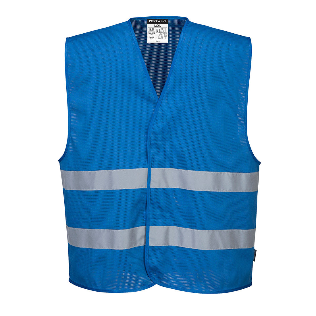 Custom Royal Blue MeshAir Reflective Safety Vest – Event & General Use