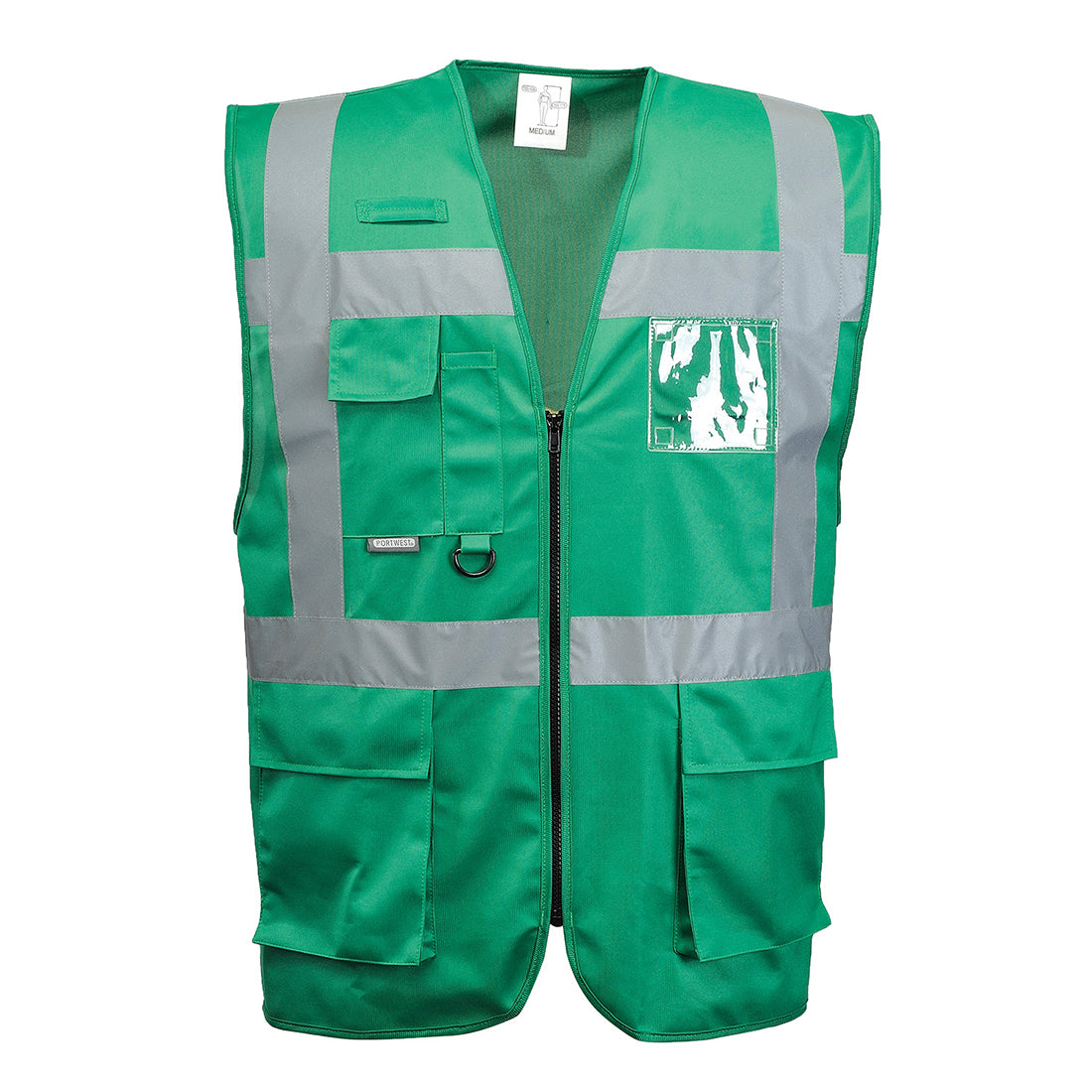 Custom GREEN Professional Executive Style Safety Vest