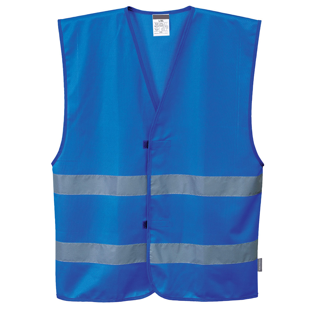 Custom ROYAL BLUE Safety Vest Reflective Hi Vis Work and Event Style V